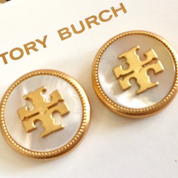 Tory Burch | Jewelry | New Tory Burch Semi Precious Mother Of Pearl ...